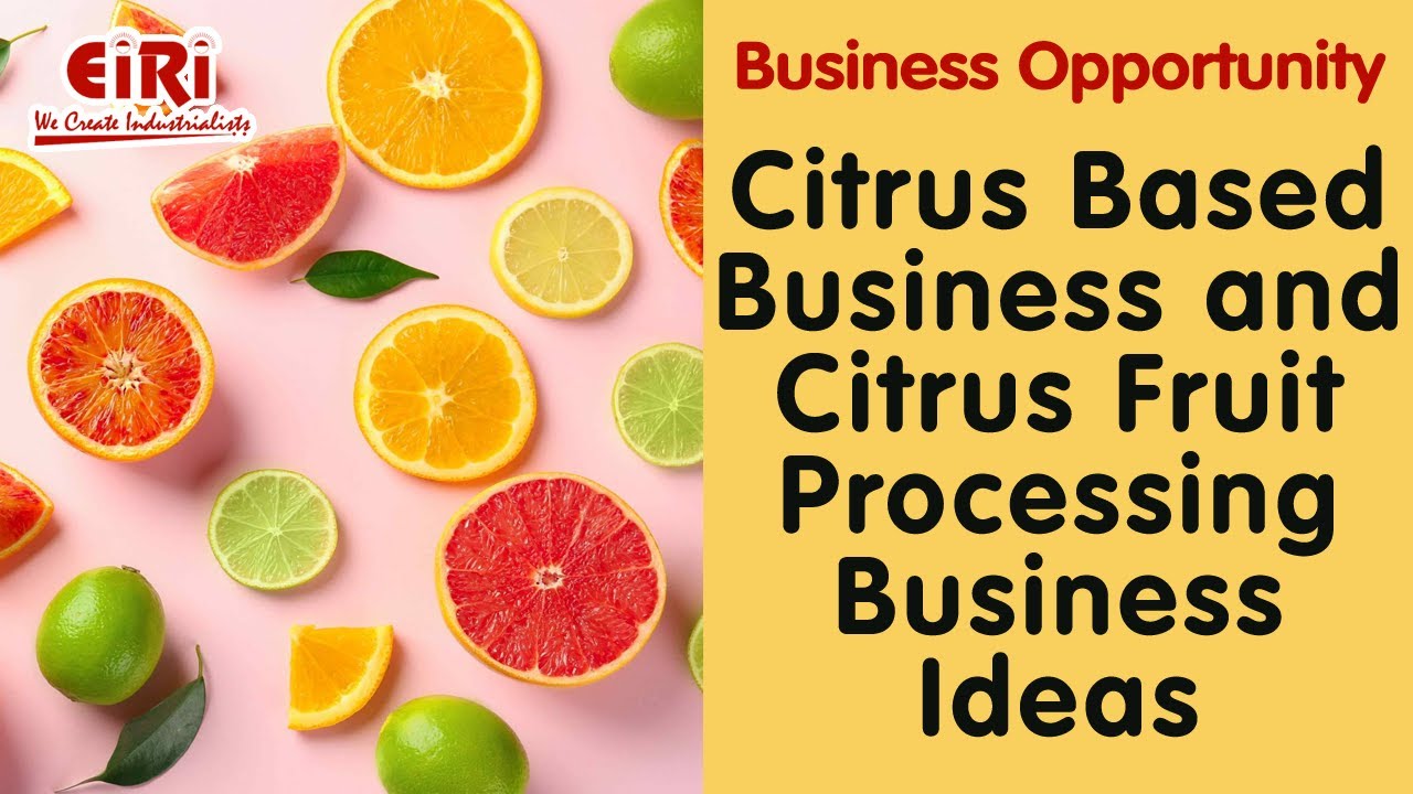 Citrus Based Business and Citrus Fruit Processing Business Ideas - YouTube