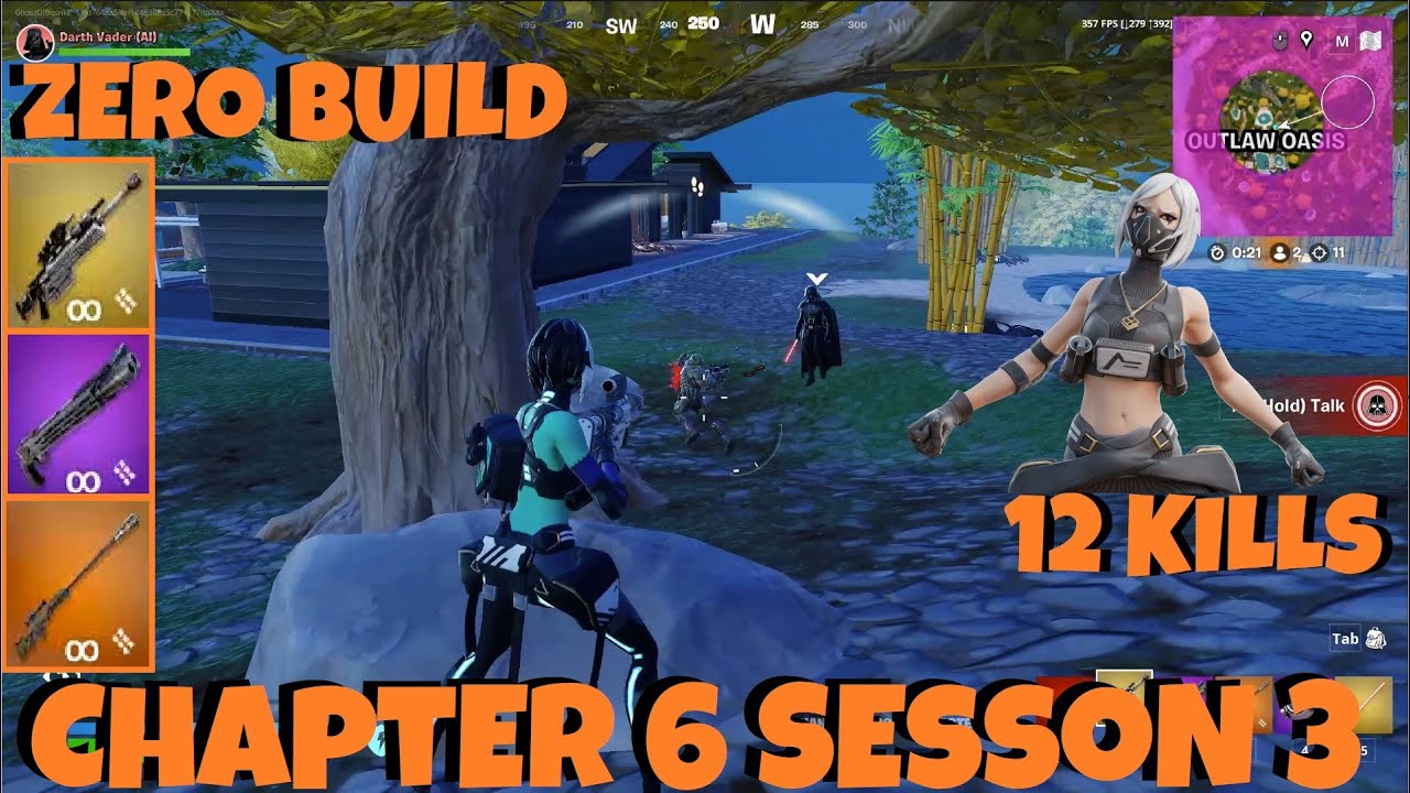 Fortnite - Solo Zero Build WIN 12 Kills [ Chapter 6 Sesson 3 ] - YouTube