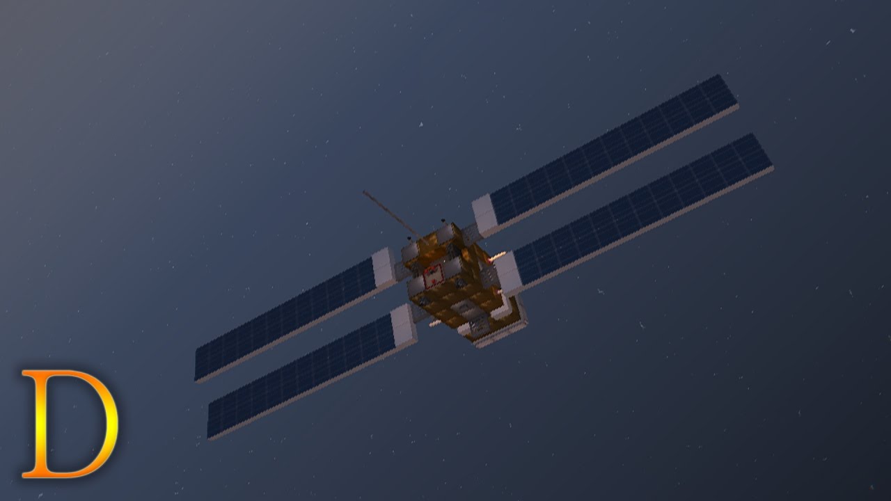 MINECRAFT POJAZDY - Jak zbudować - Satelitę - YouTube