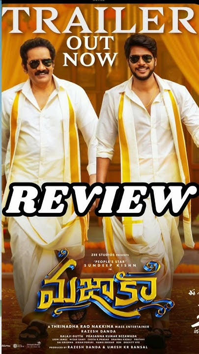 👉 Majaka Telugu Movie Review 🔥 | Sundeep Kishan, Rao Ramesh | Hit or Flop? #Shorts - YouTube