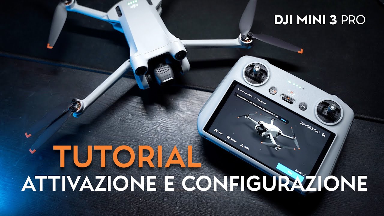 DJI MINI 3 PRO TUTORIAL Attivazione e Configurazione COMPLETA - YouTube