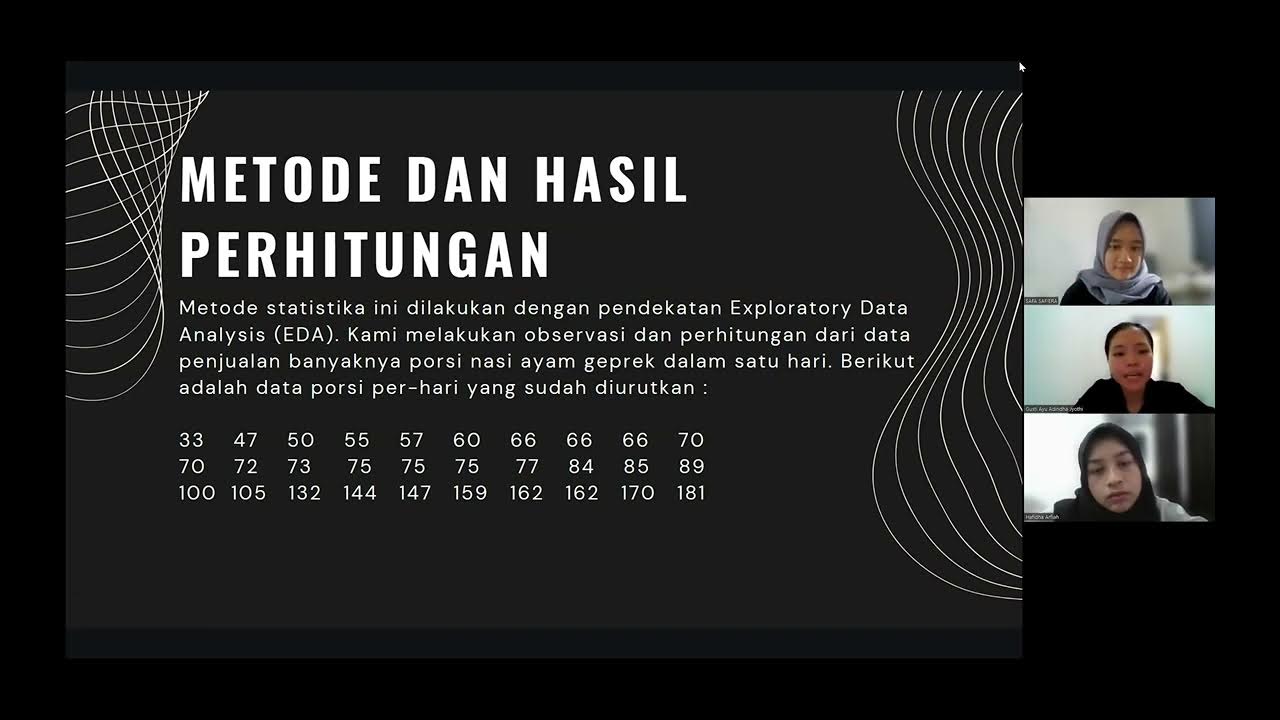 VIDEO PRESENTASI KELOMPOK 8 PROJECT BASED LEARNING - STATISTIKA ...