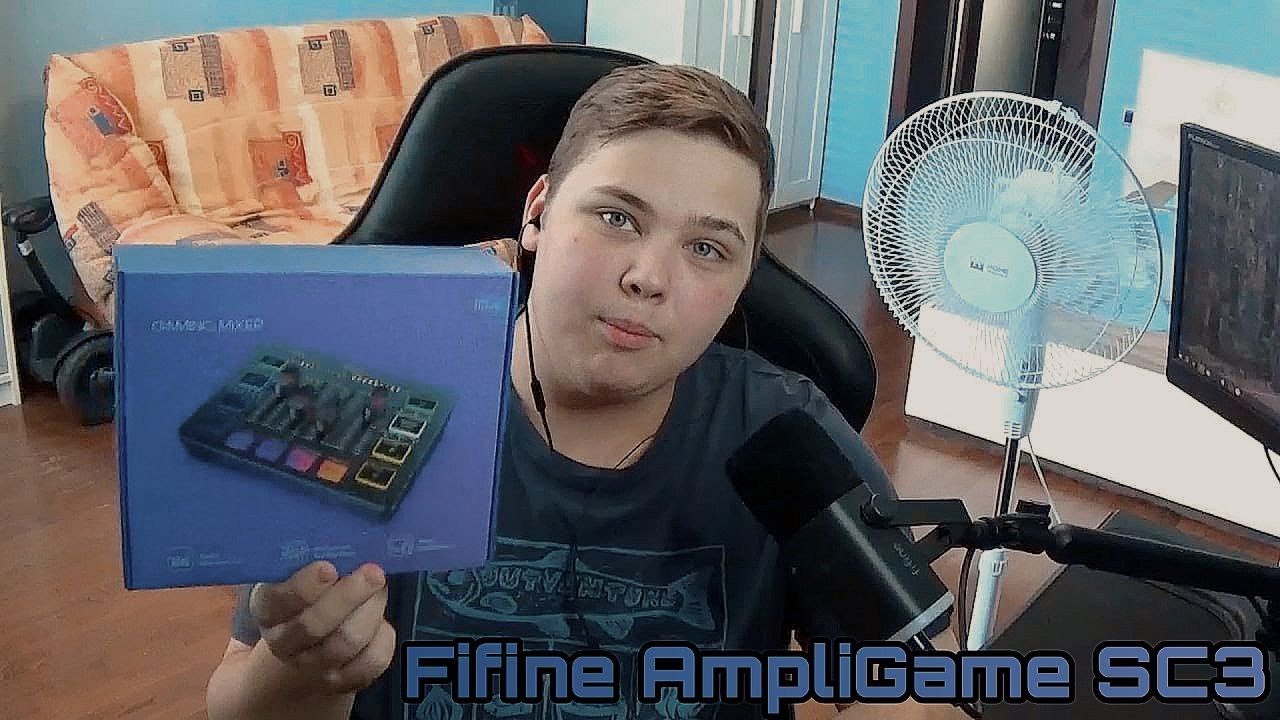 Обзор Микшера от FIFINE! (Fifine AmpliGame SC3) - YouTube