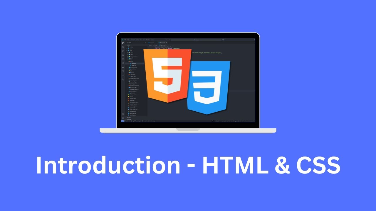 Learn Html And Css Introduction 💻 What Is Html Youtube 3434