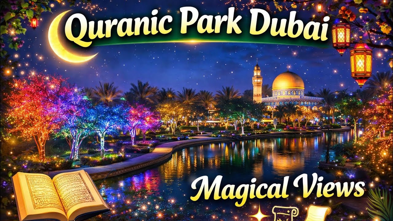 Quranic Park Dubai Full Tour 🌴Plants Mentioned in Quran🌿 Inside Quranic ...