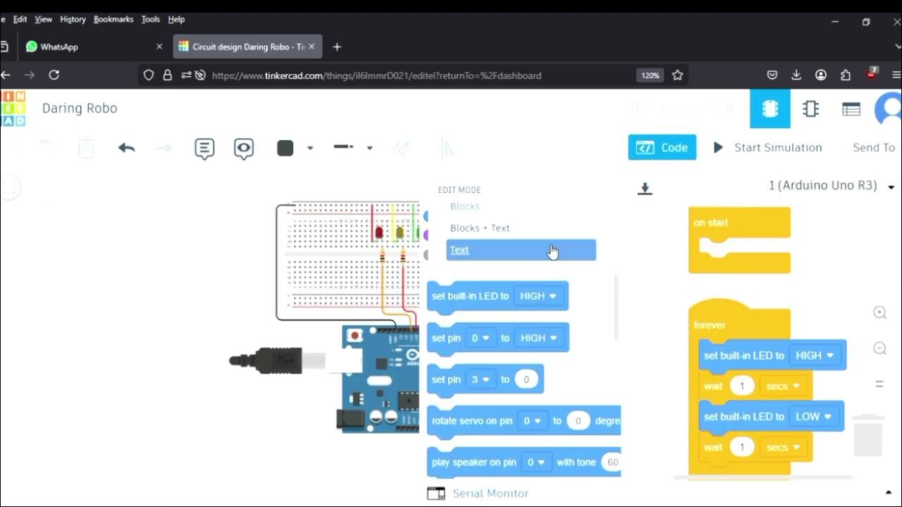 Program lampu lalu lintas arduino & Program flip flip arduino - YouTube