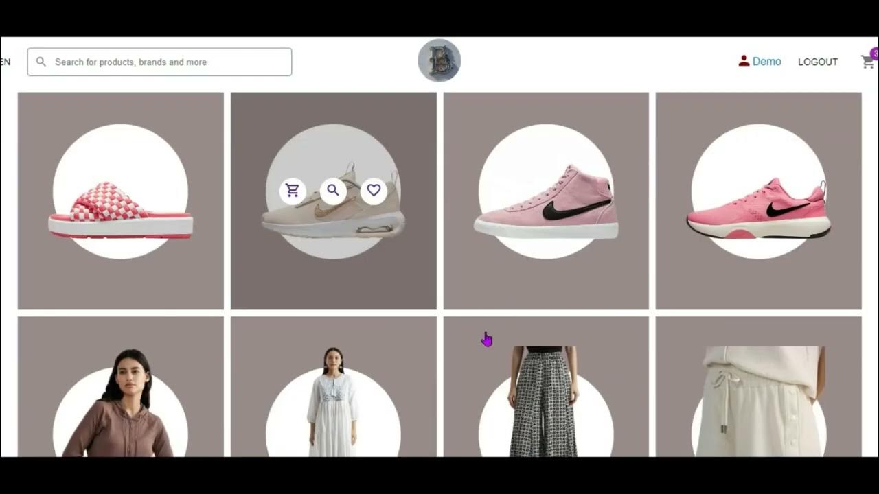 Ecommerce Website Project Demo - YouTube