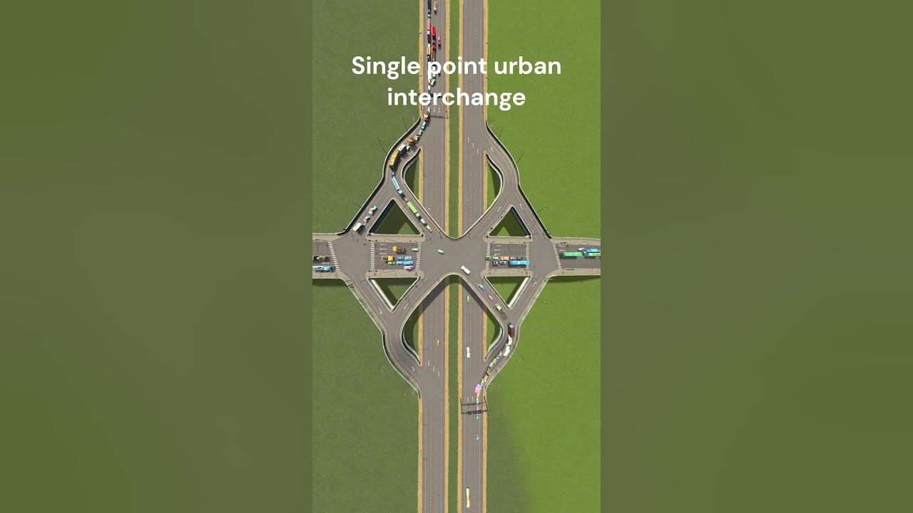 Cities Skylines Intersection Simulation, Part 2-2: hi-flow traffic lights and service ...