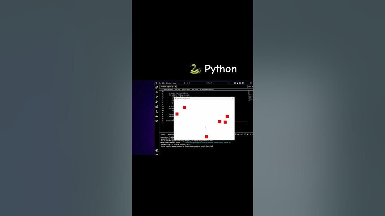 🐍 Python Coding Programminglanguage Goviral Python Pythoncode Subscribe Pygame Code