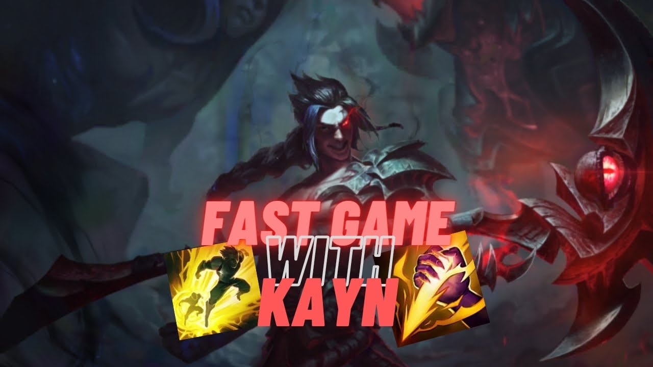 Kayn Fast Game In Season 8 | LOL WILDRIFT (BUILD & RUNES) - YouTube