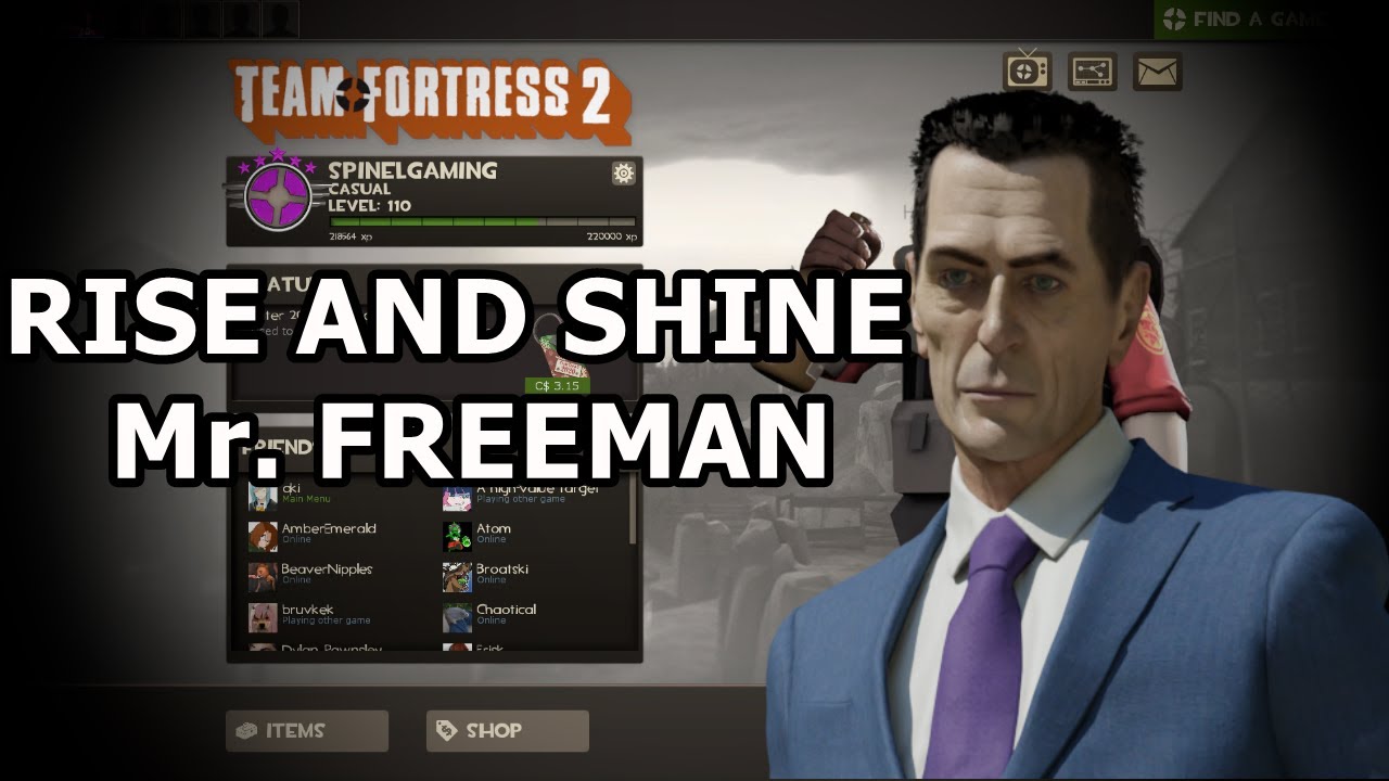 64bit TF2 Thinks You're Gordon Freeman - YouTube