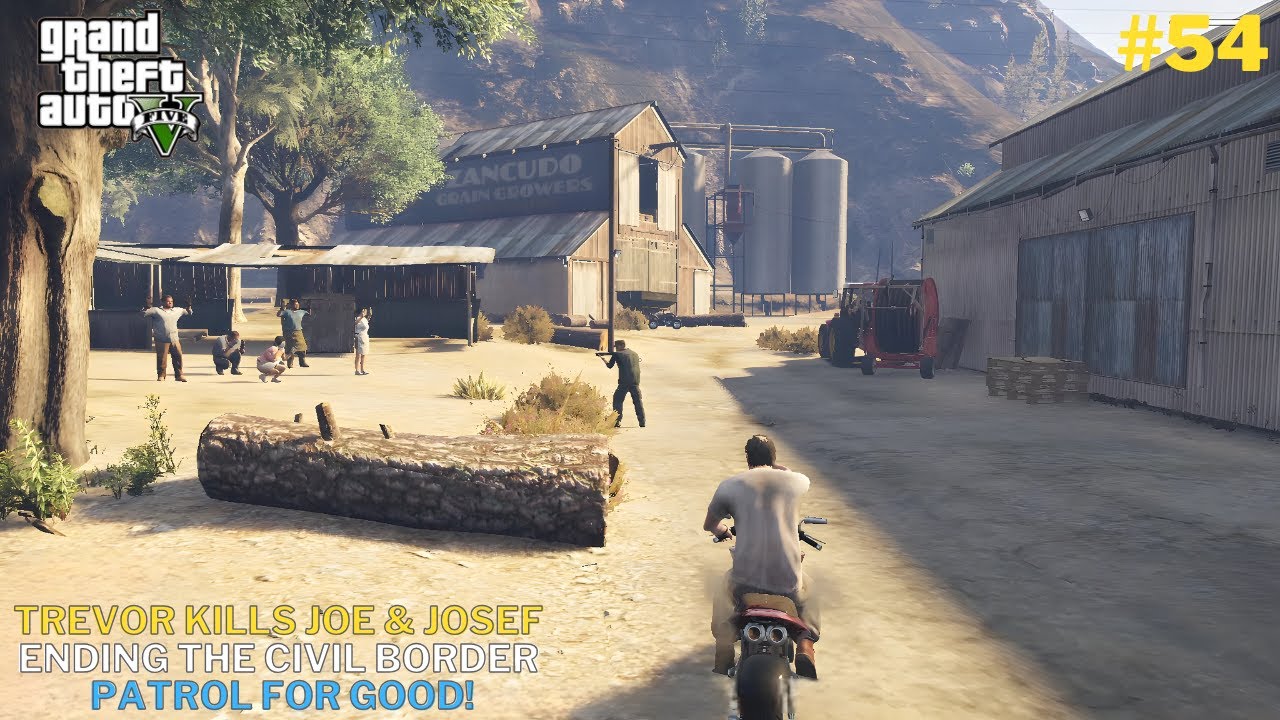 Trevor Kills Joe & Josef Ending the Civil Border Patrol for Good! | GTA ...