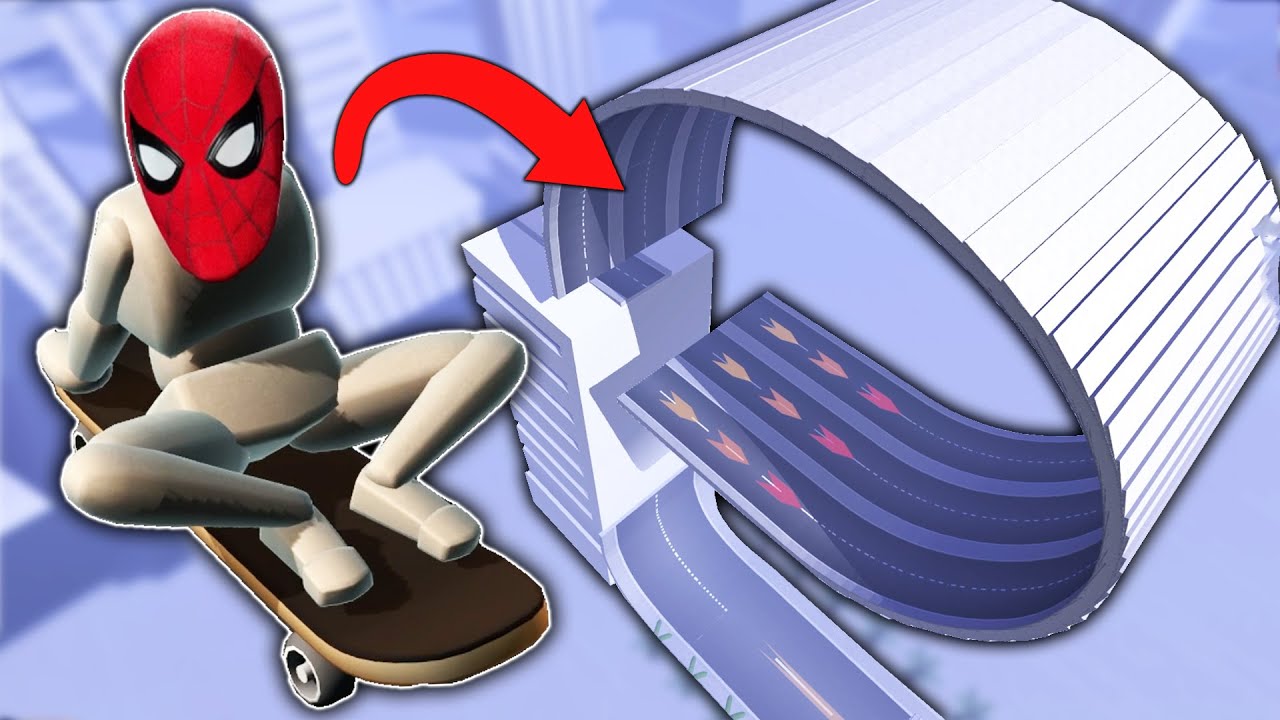 SPIDER-MAN SKATES A GIANT LOOP! (Turbo Dismount) - YouTube
