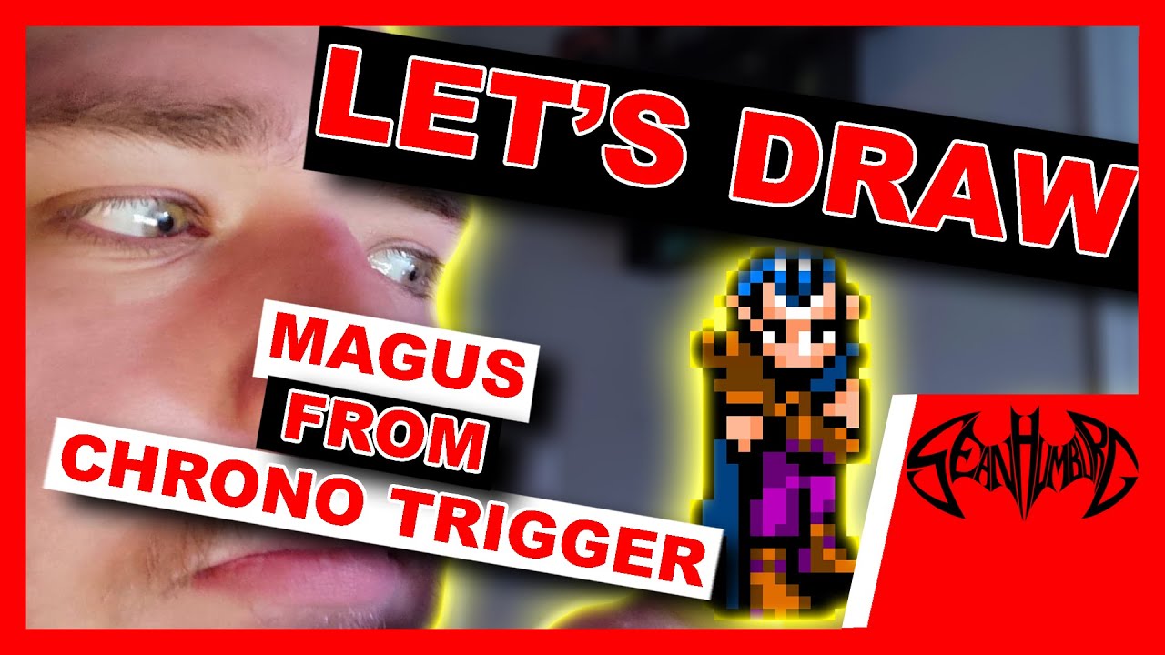 LET'S DRAW MAGUS: Drawing Magus from Chrono Trigger with pencil and ...