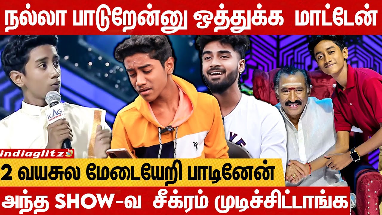 என் கனவு Football player ஆகணும் | Saregamapa Ruthresh Family Exclusive ...