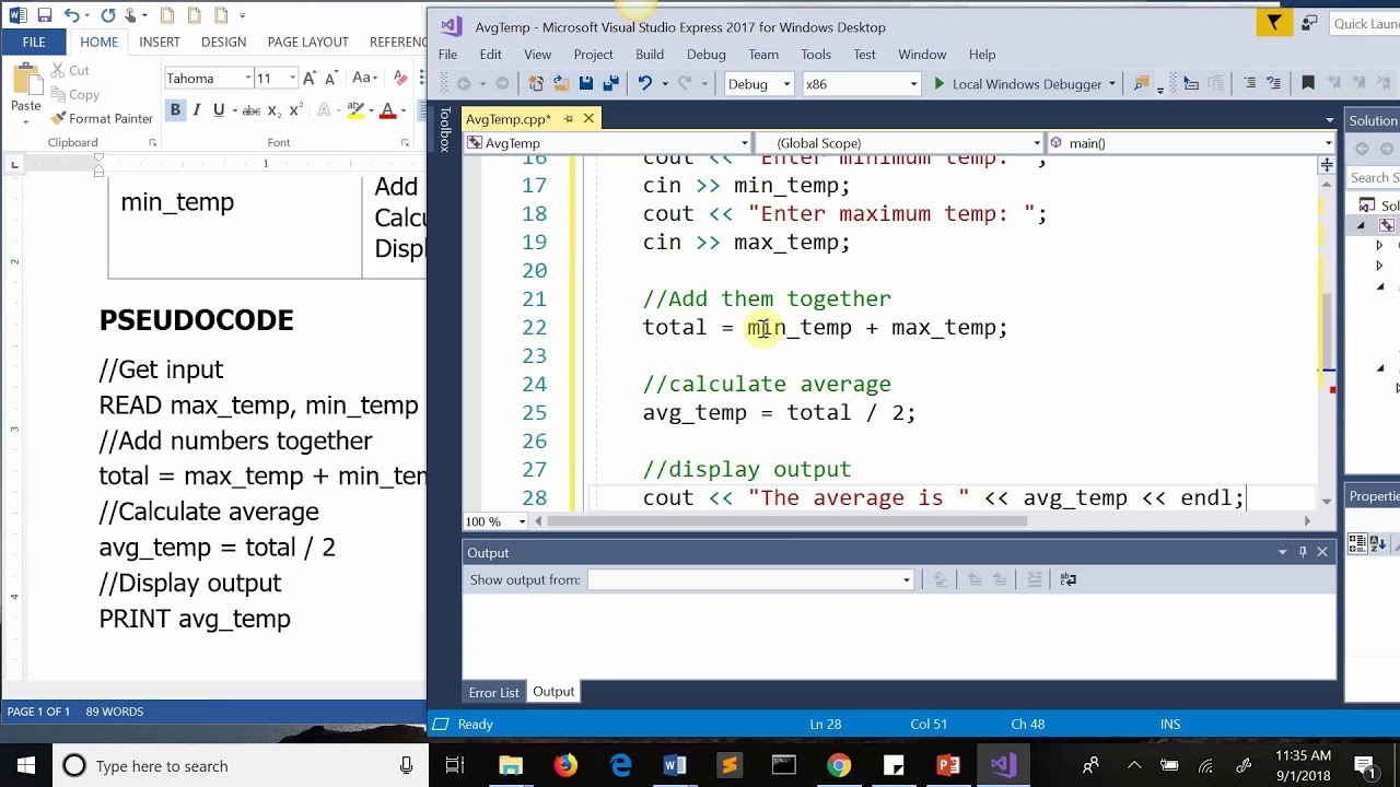 Simple C++ Program - YouTube