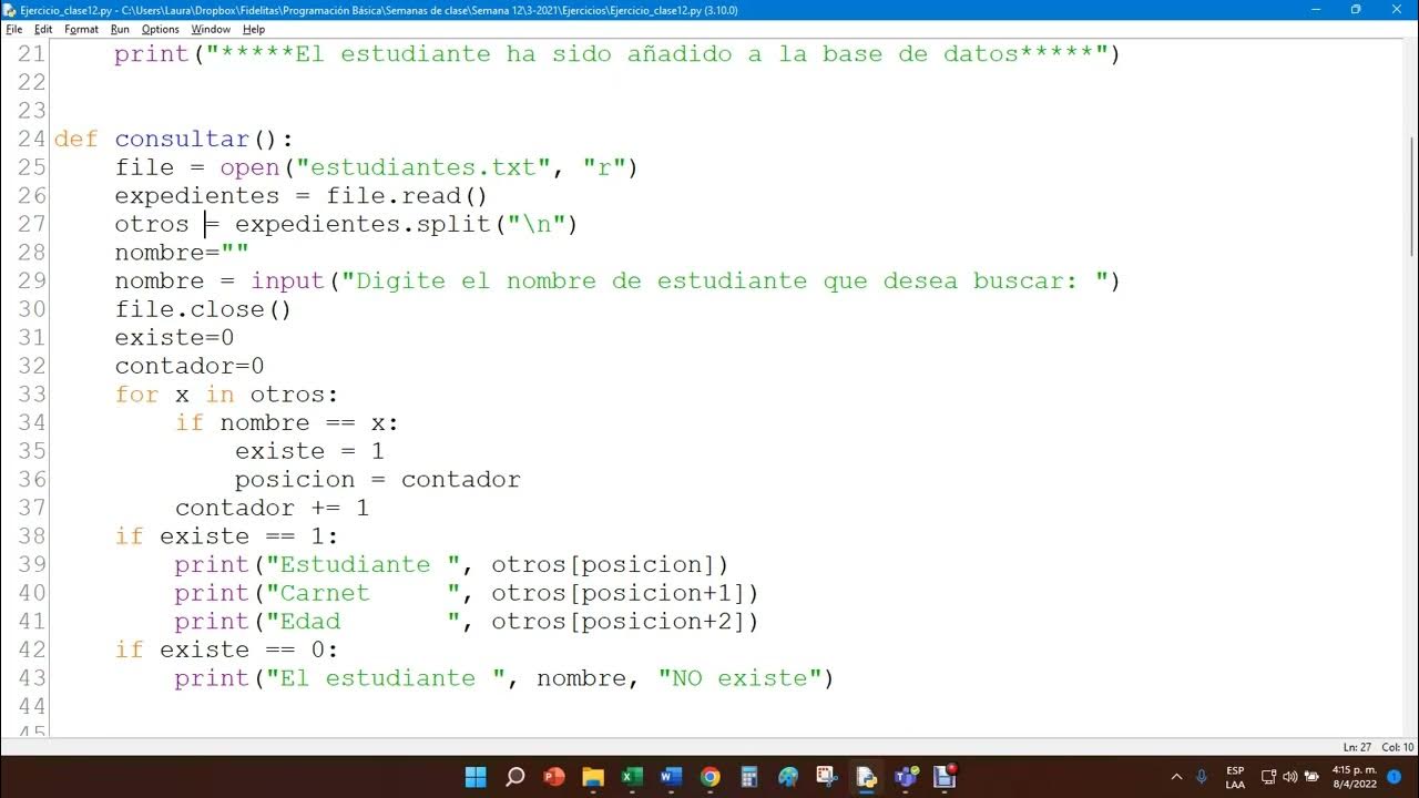 Ejercicio 2 Práctica para el examen - YouTube