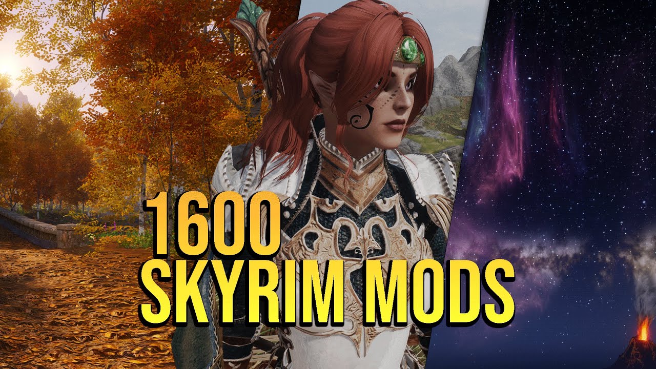 2024 MODDED SKYRIM HAS BEEN INSANE | 1600 Skyrim Mods | Lyra Wabbajack ...