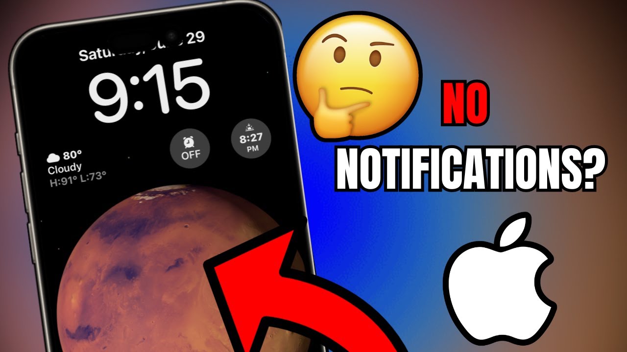 How to fix iPhone lockscreen notification issue Fast! [2024] - YouTube