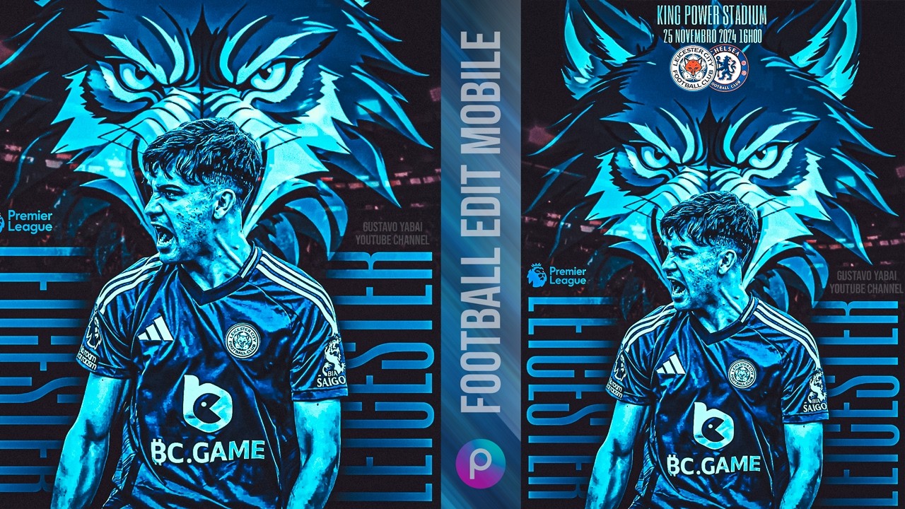 Football Poster PicsArt Design - Como Fazer Arte de Jogador de Futebol ...