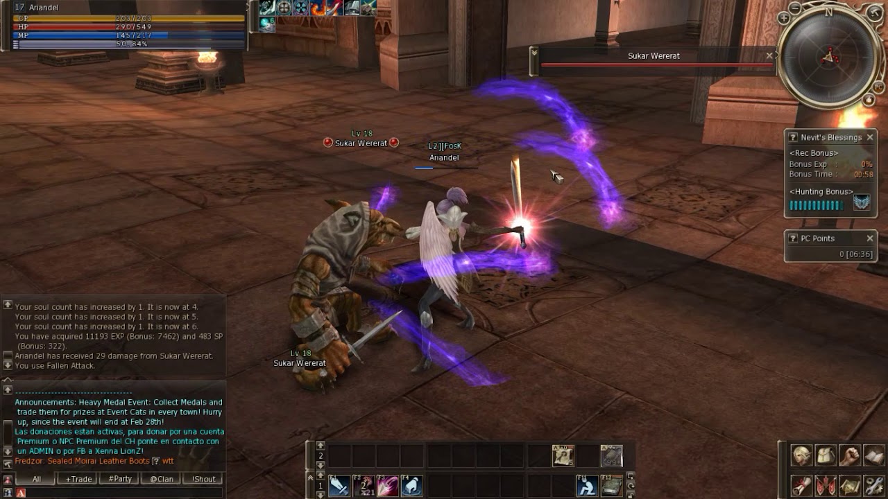 lineage 2 Kamael Female - YouTube