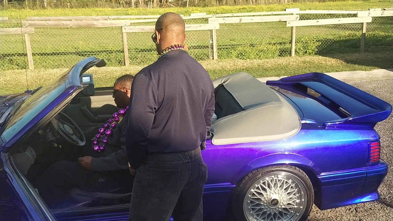Drop top fox body mustangs and 2019 Audi drop top - YouTube