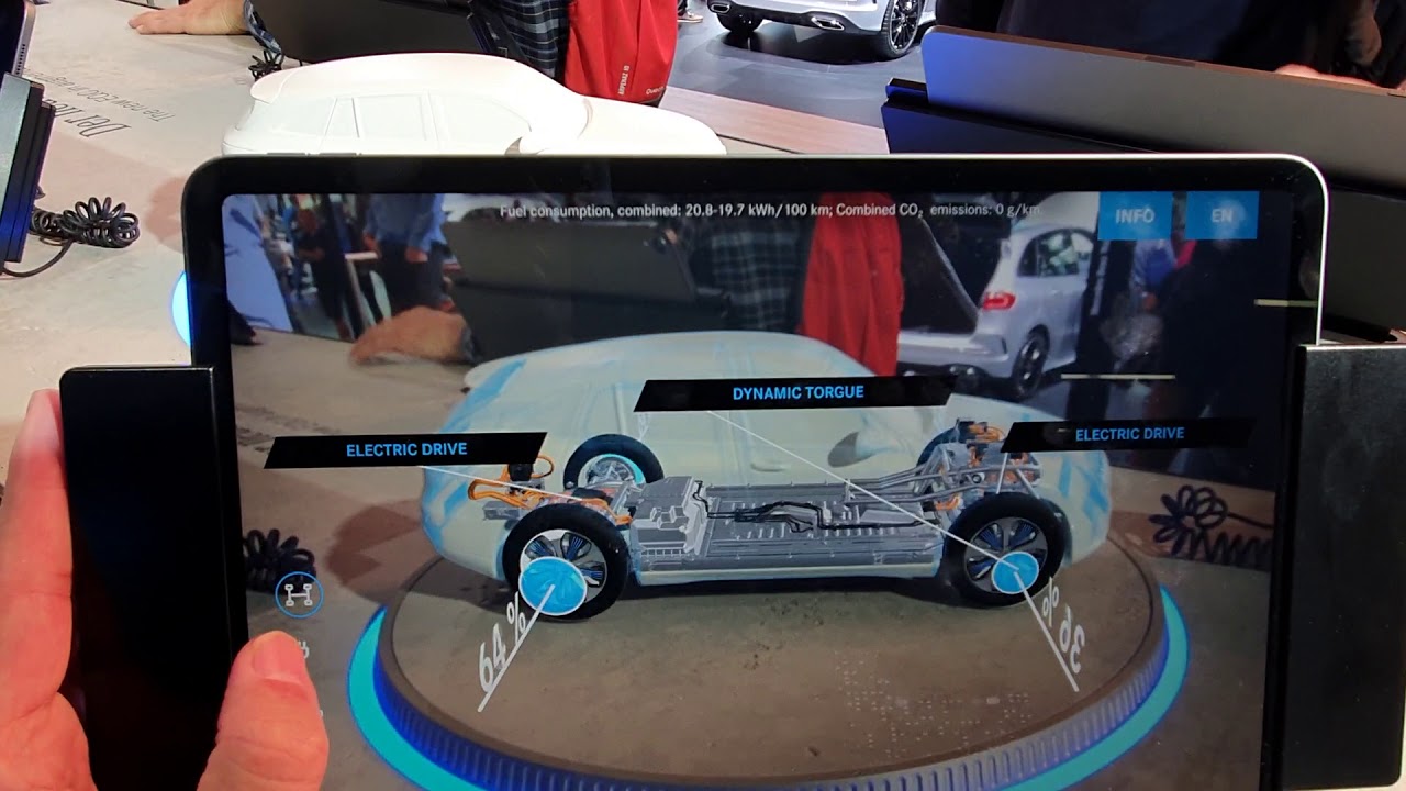 mercedes benz AR experience - YouTube