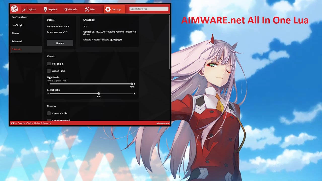 AIMWARE.net OriLua V 1.2 All In One Lua - YouTube
