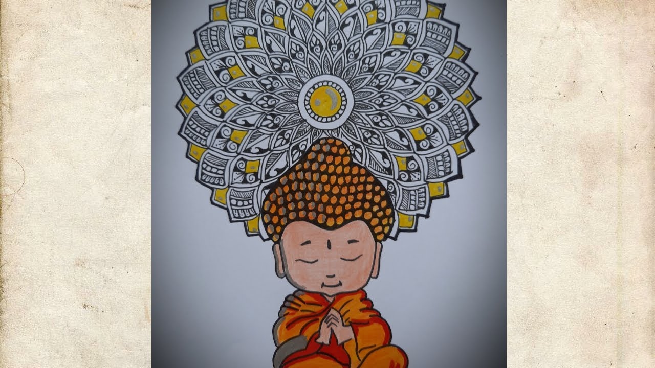 How to draw easy mandala for beginners | Easy mandala drawing | Cute ...