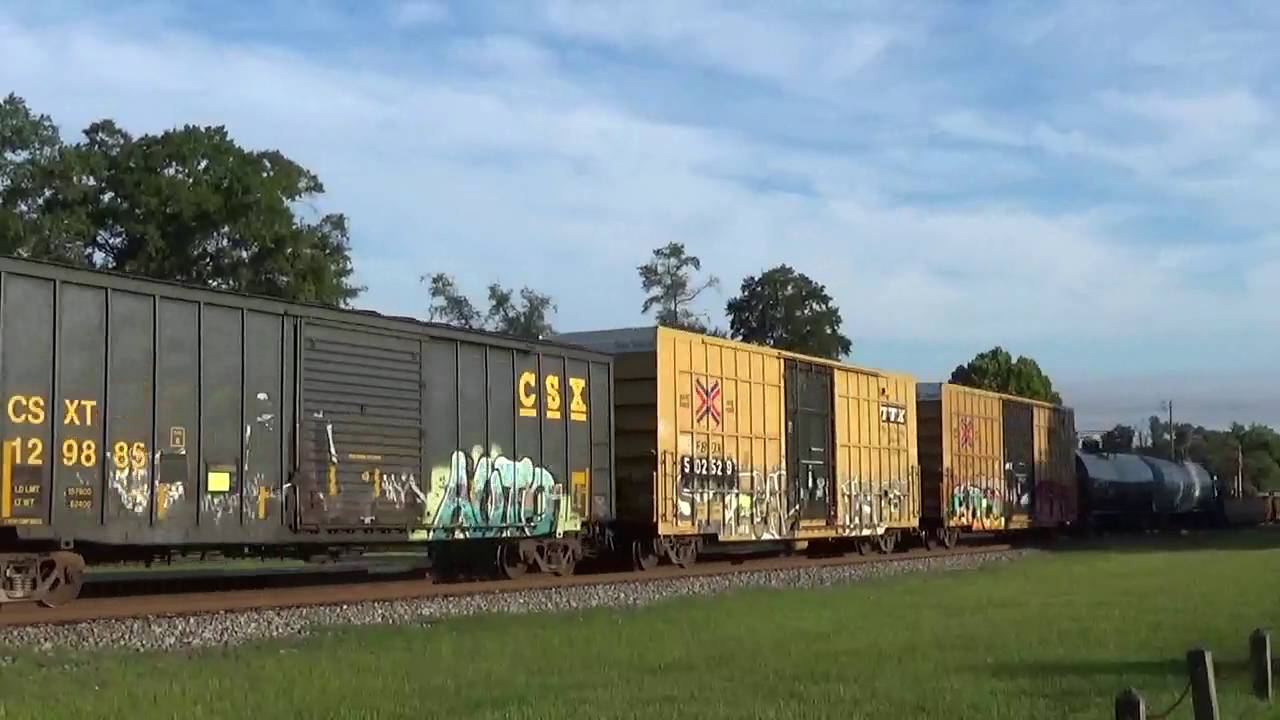 CSX 4690 8503 Q652 Folkston, Ga 7 15 16 - YouTube