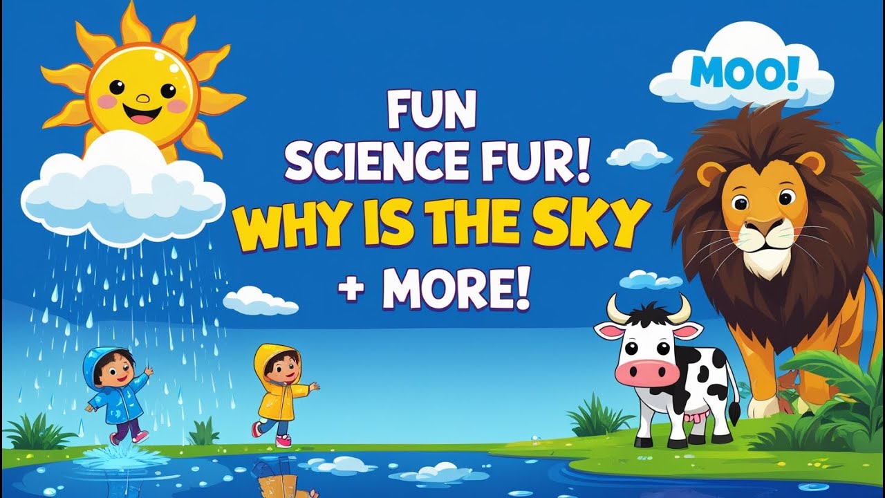 "Why is the Sky Blue? | The Water Cycle | Animal Sounds | Fun Science ...