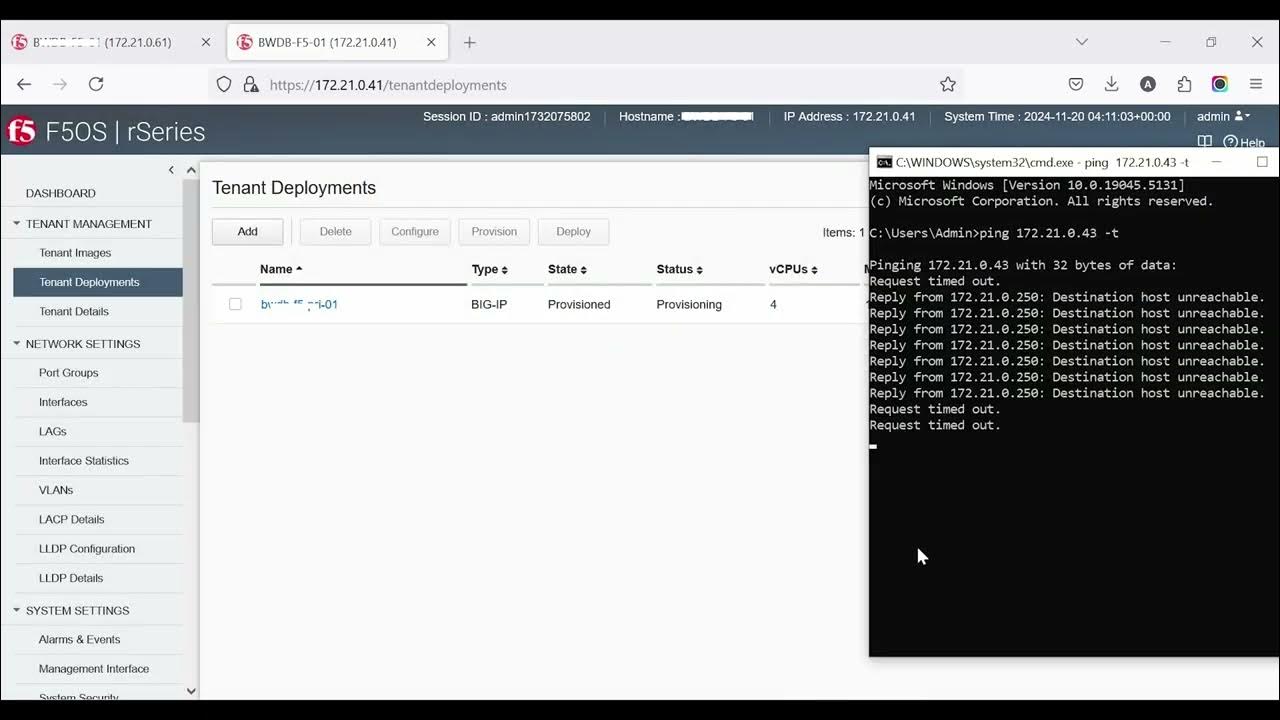 Changing of F5OS's Tenant Management IP || F5 Velos/rSeries Partition Management IP Change ...