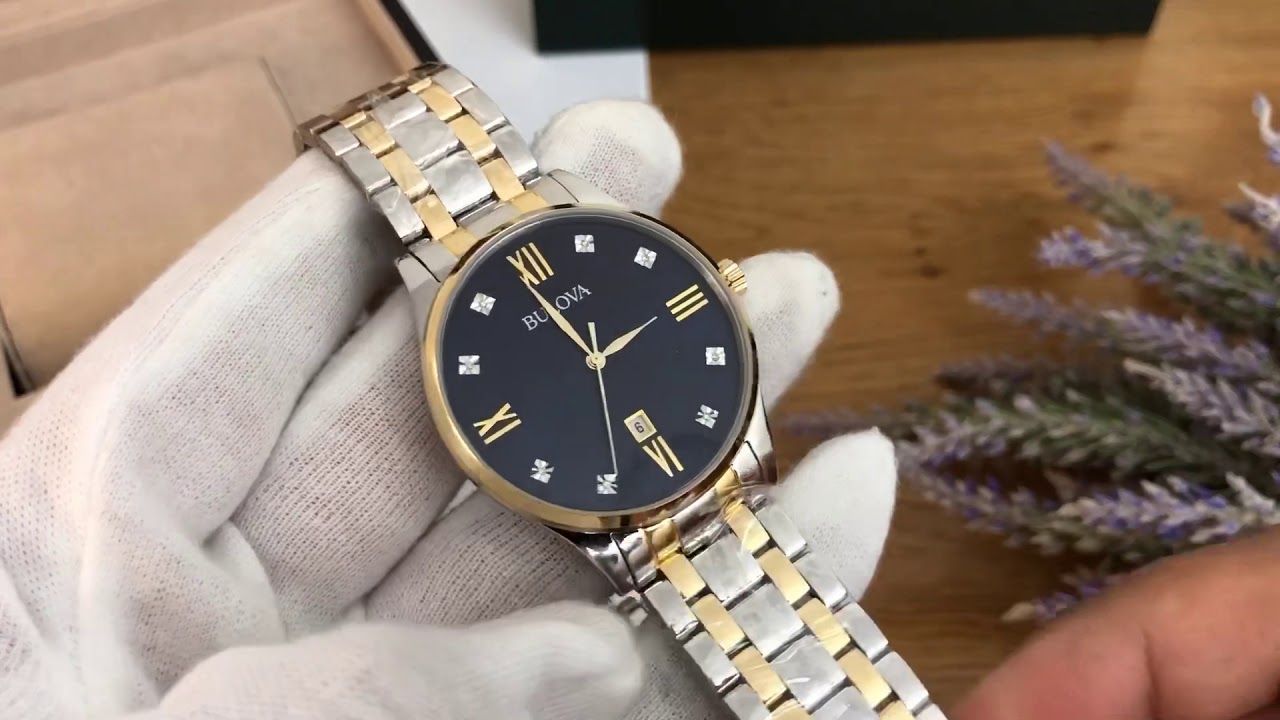 Bulova 98D130 - Đồng hồ chính hãng - YouTube