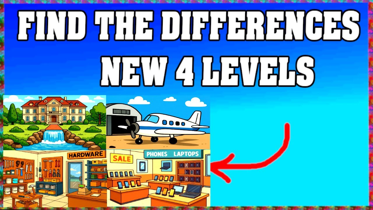 4 NEW LEVELS FIND THE DIFFERENCES Roblox Walkthrough [Full Guide in ...