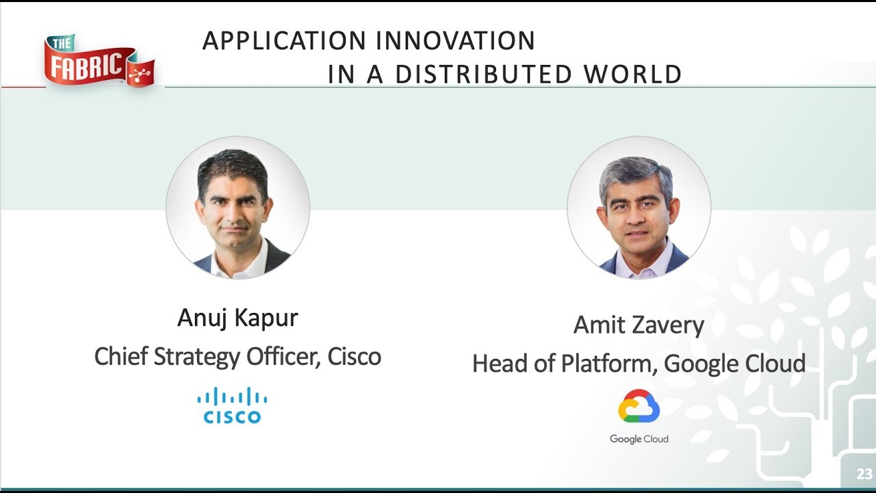 Application Innovation in a Distributed World: Amit Zavery, Google ...