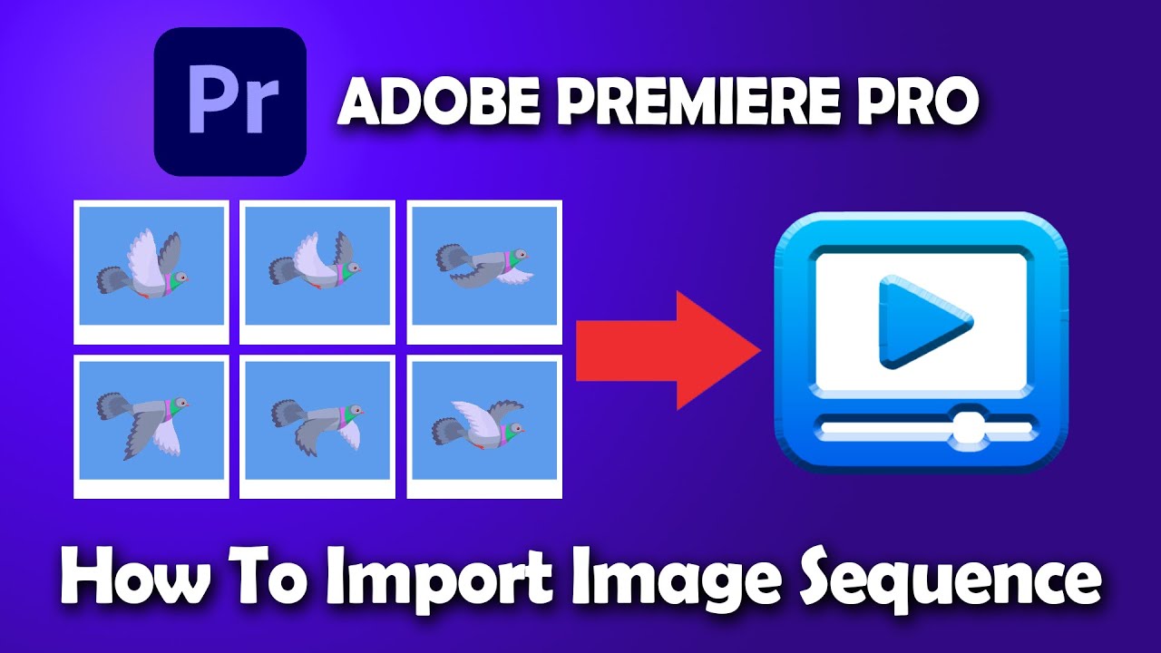 How To Import Image Sequence Into Adobe Premiere As A Video Clip YouTube How To Import Image Sequence Into Adobe Premiere As A Video Clip YouTube
