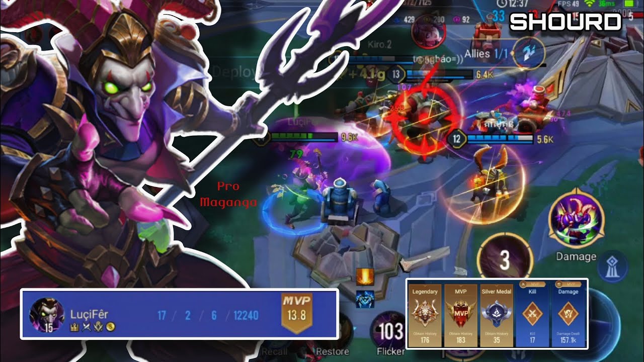 AOV : Maganga Gameplay Mage || Arena Of Valor || Zender Gameplay - YouTube