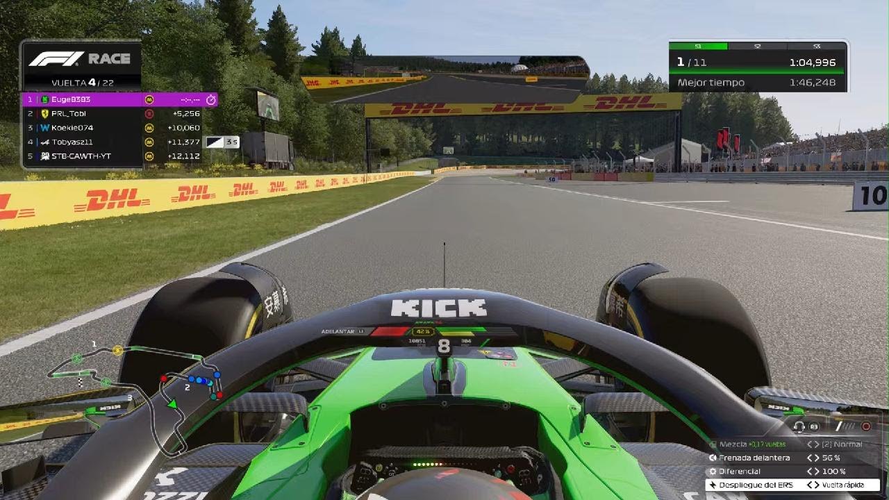 F1 24 PRL S6 R6 Spa D1 (no assists) - YouTube
