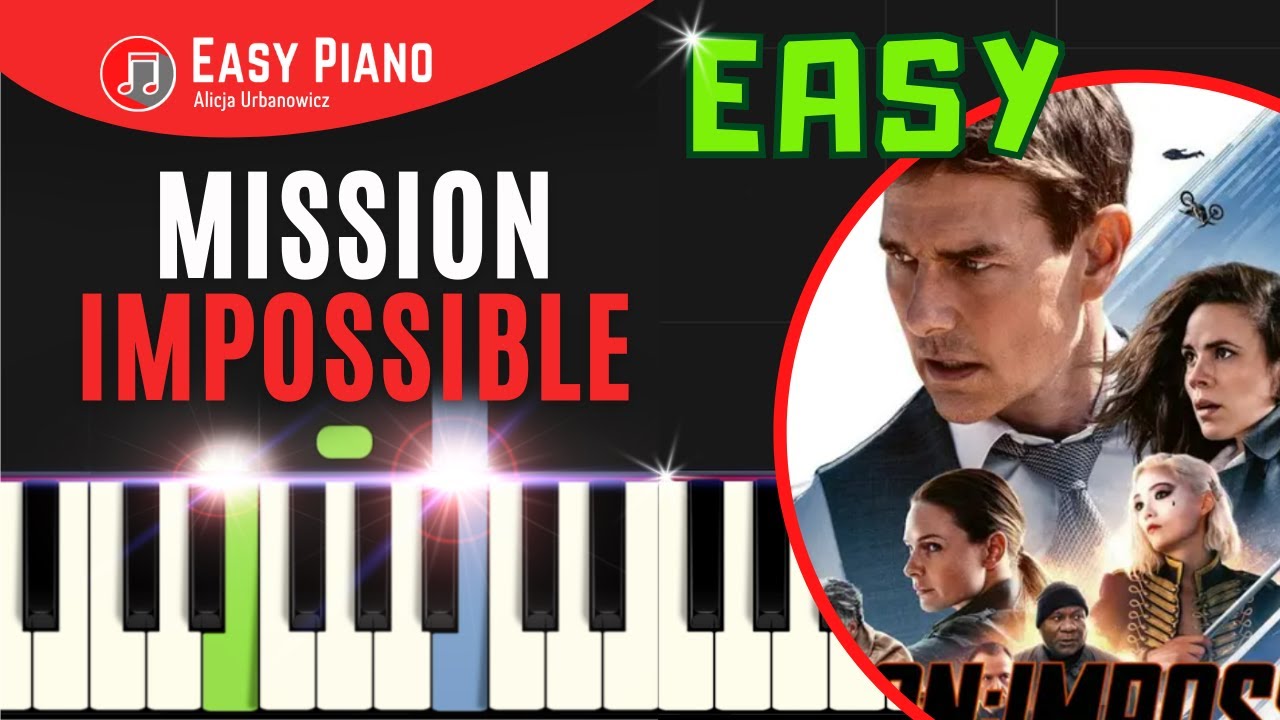 Mission Impossible Theme I Piano Tutorial for Beginners I EASY Sheet ...