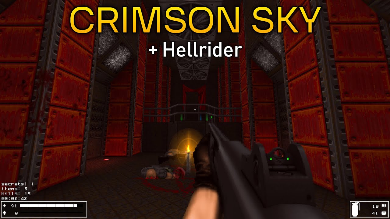 Doom 2 | Crimson Sky + mods - YouTube