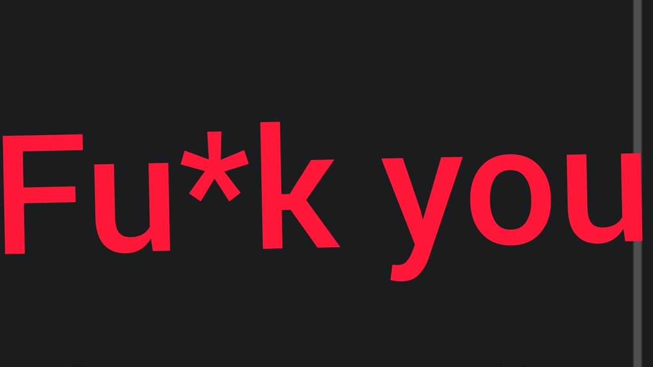 Fu k You Ka Matalab In Hindi YouTube