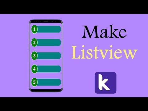 Easy Kodular | Make Listview - YouTube