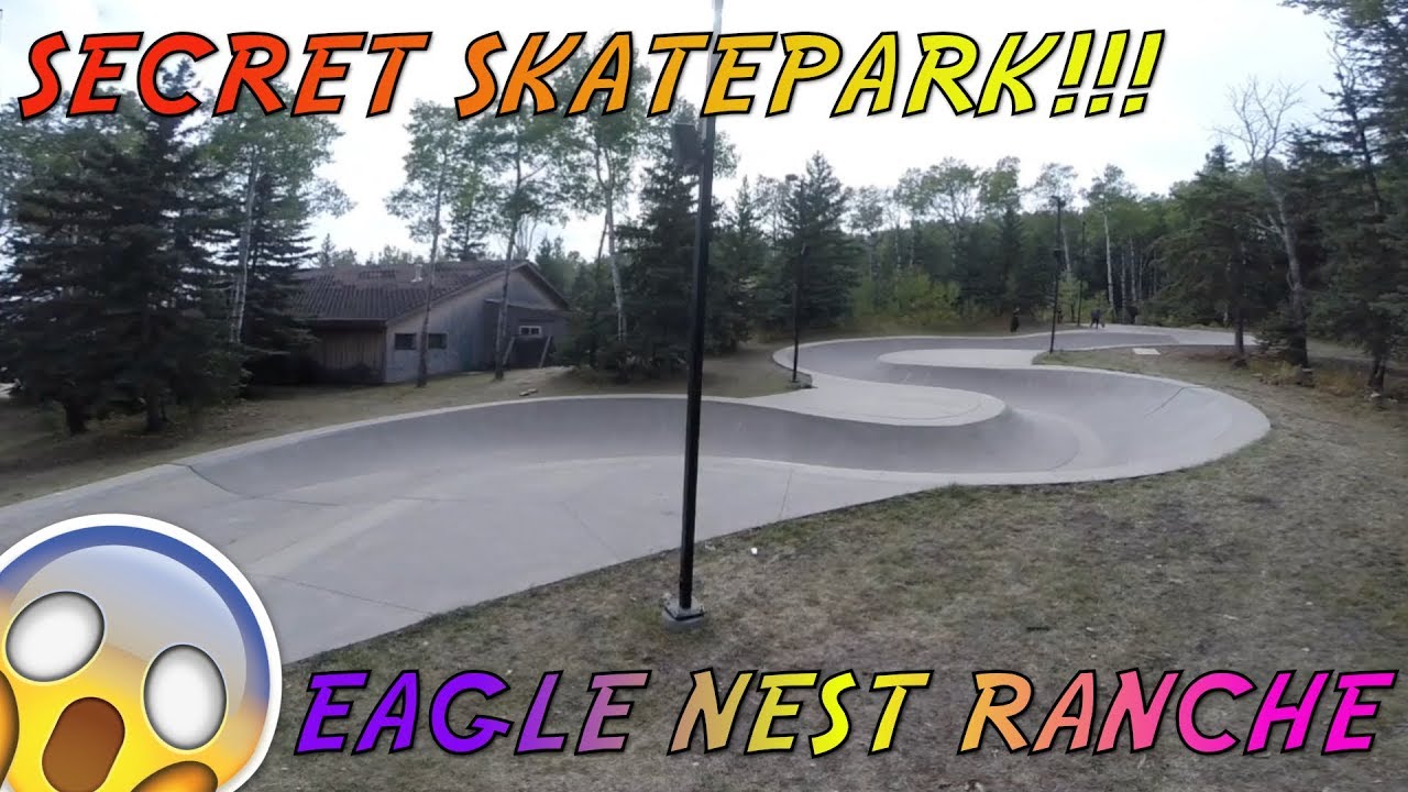 SECRET SKATEPARK IN WOODS - YouTube
