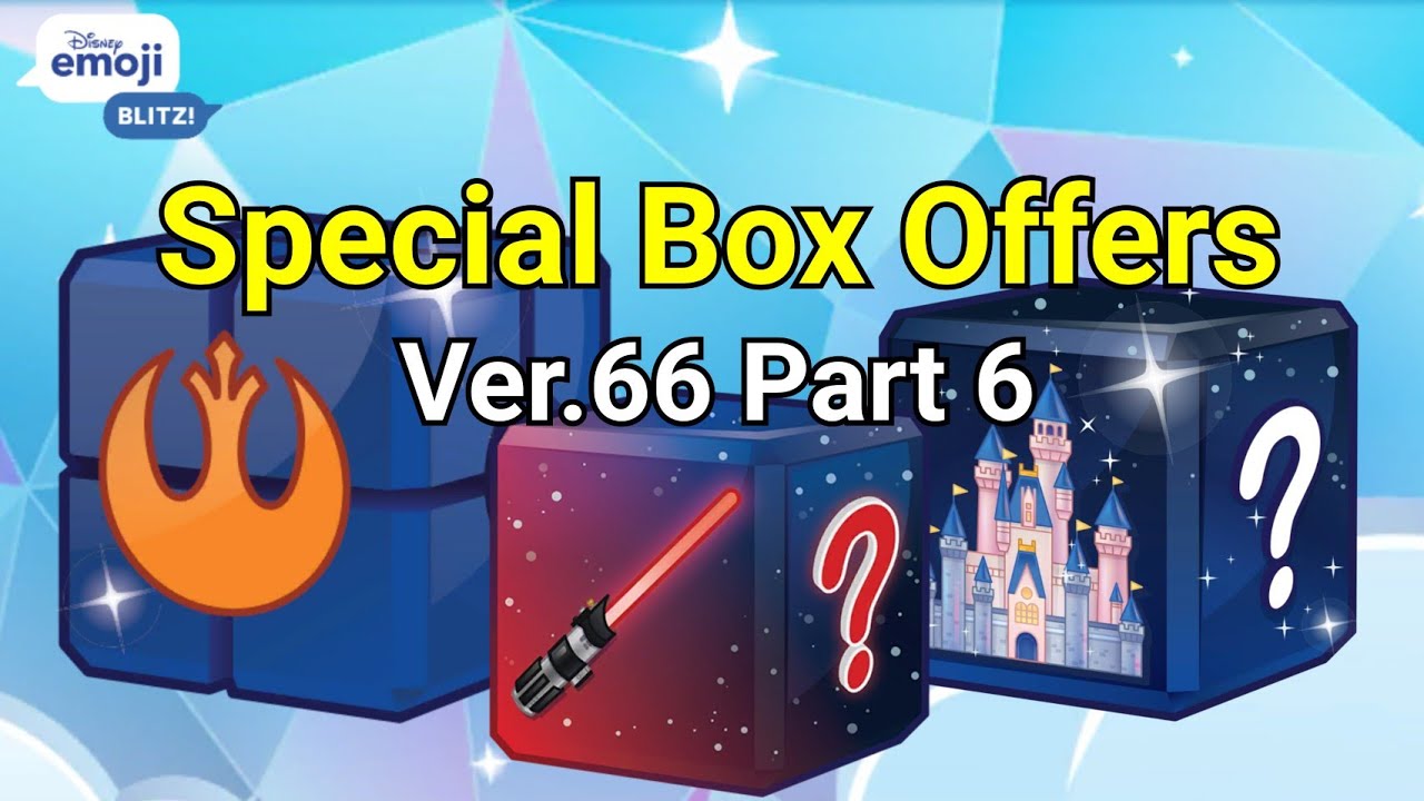 (Part 6) V66 Special Box Offers (Dec.17-21) - Disney Emoji Blitz - YouTube