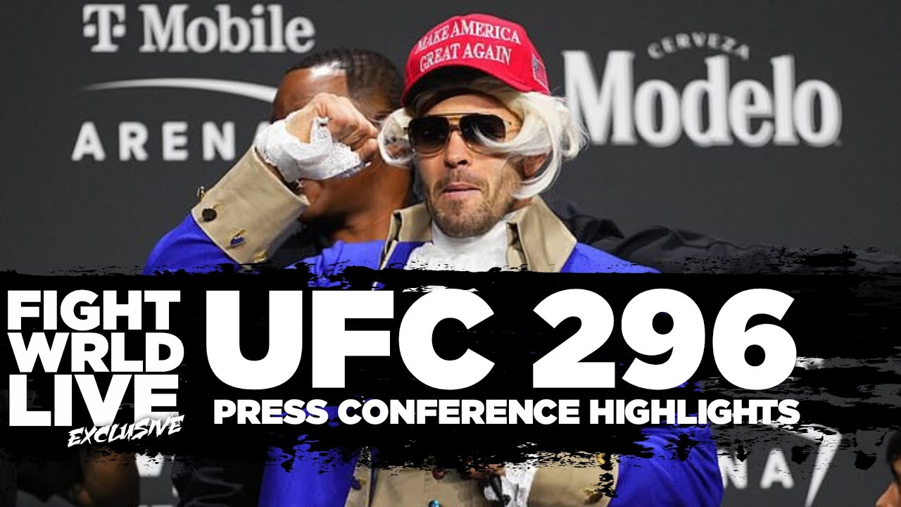 UFC 296 Press Conference HIGHLIGHTS #ufc296 - YouTube
