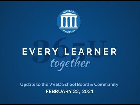 VVSD Superintendent Kinder's Every Learner Together Update at the Feb ...