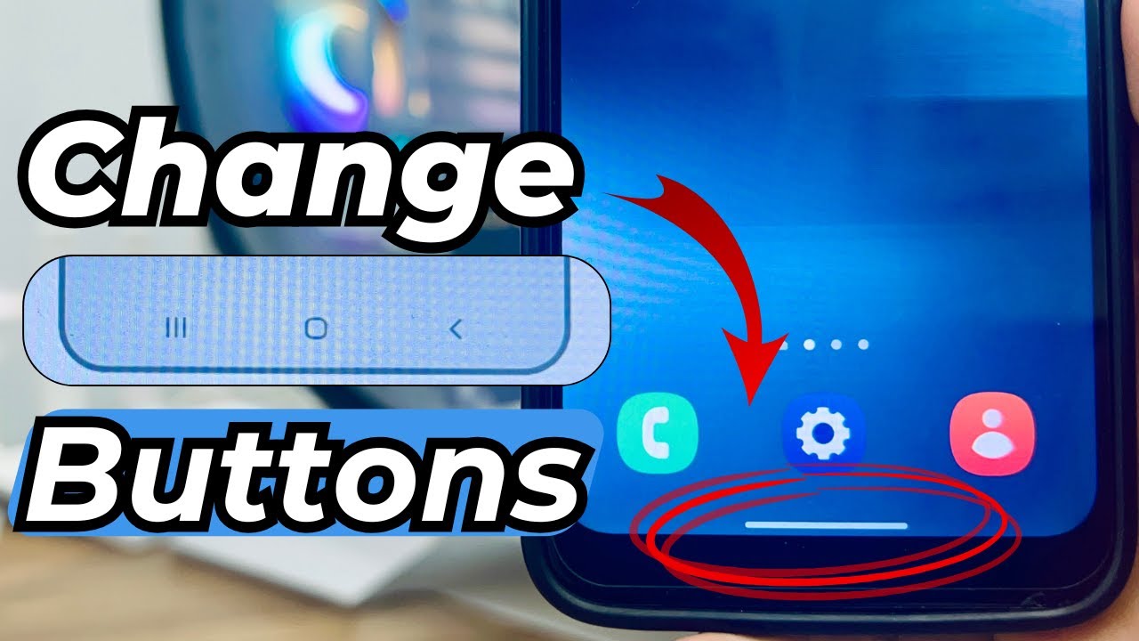 Change Back and Home Buttons to Swipe Gestures on Samsung - YouTube