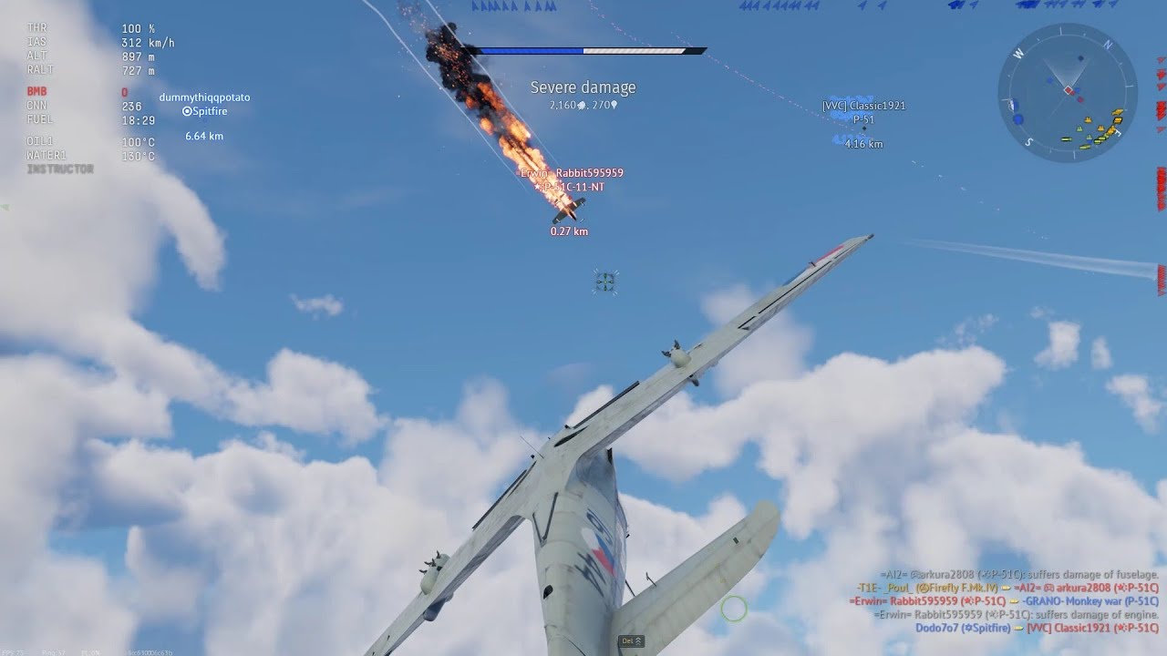War Thunder; Firefly F.Mk.IV; Any strike aircraft with an air spawn can ...