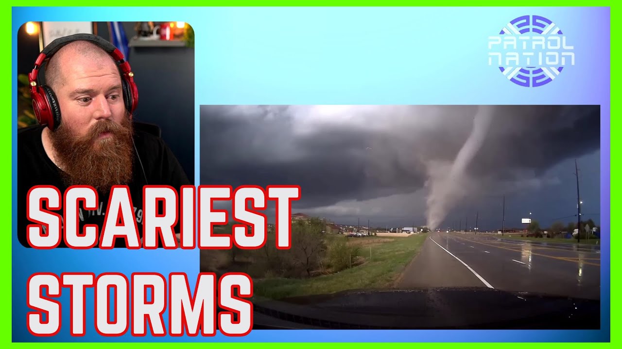 SCARIEST STORM Moments Caught On Camera Reaction - YouTube