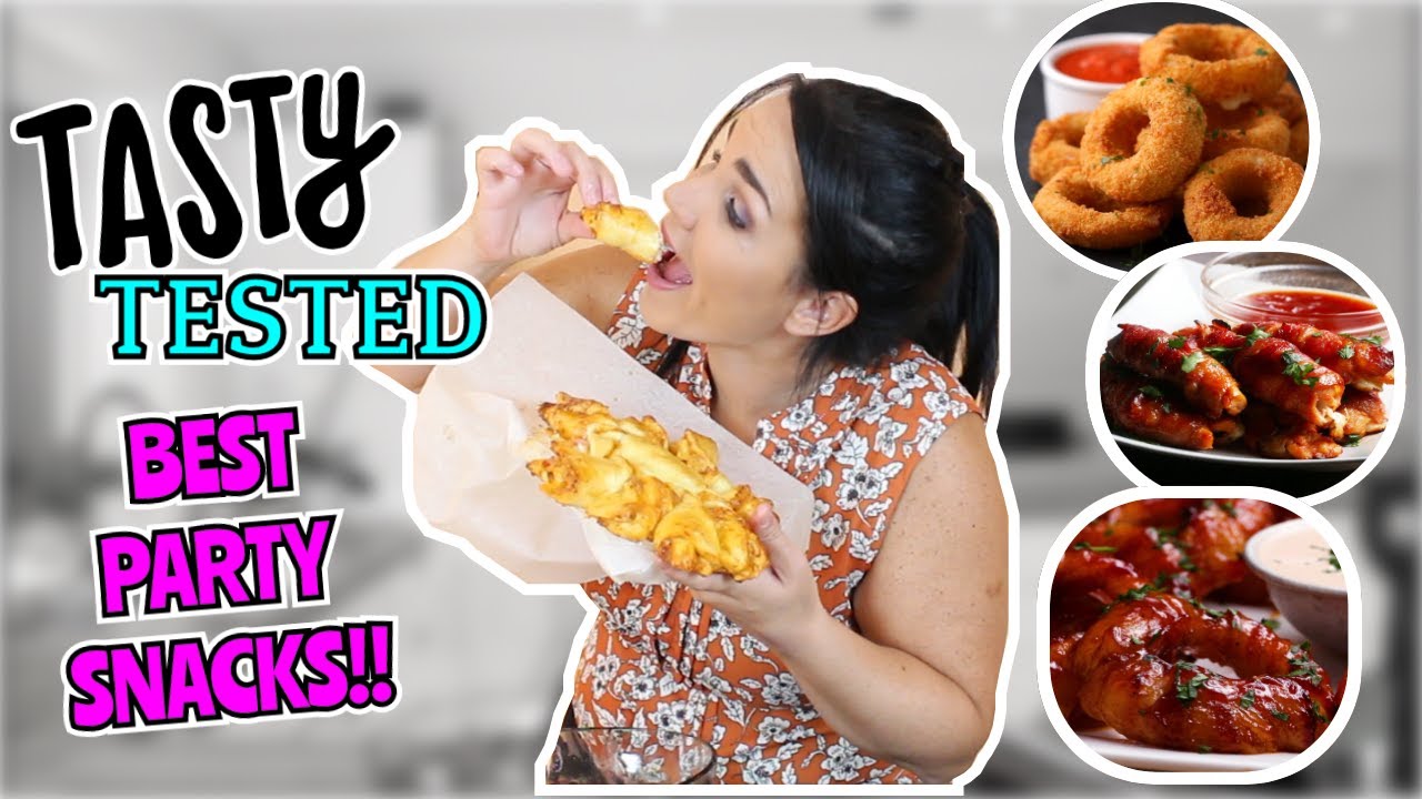 TASTY'S PARTY SNACKS TESTED!!! | Where they any good?? - YouTube